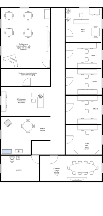 Office Building Layout.vpd | Visual Paradigm User-Contributed Diagrams ...